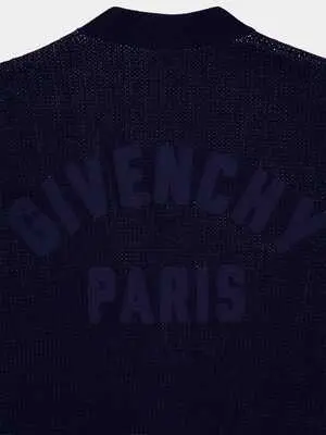 Givenchy Cotton V-neck Cardigan - Blue
