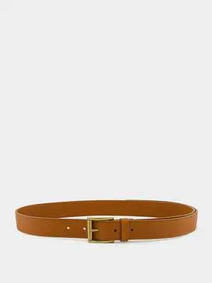 PAULA Lucy Long Leather Belt - Orange