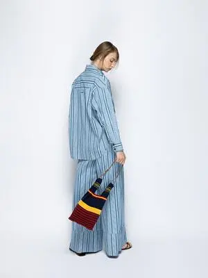 PAULA Brenda Denim Stripes Overshirt
