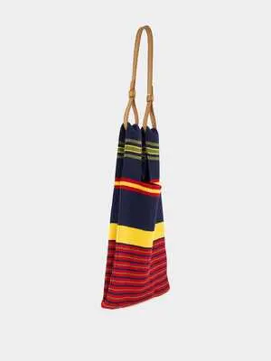 PAULA Multistripe Knitted Bag - Multicolour