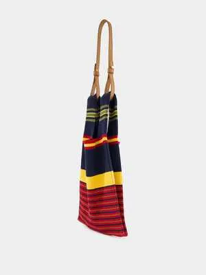 PAULA Multistripe Knitted Bag - Multicolour