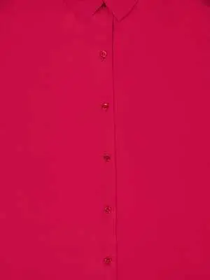 PAULA Ametista Dahlia Silk Shirt - Red