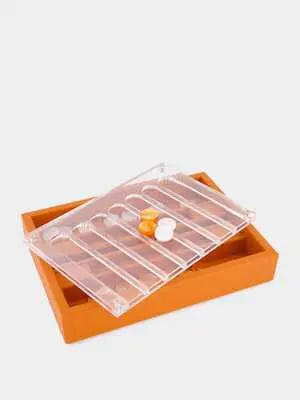 Hector Saxe Paris Leather Connect 4 Game