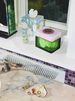 REFLECTIONS COPENHAGEN Green Eye Crystal Trinket Box