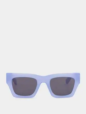 Off-White Davie Rectangular Sunglasses - Blue