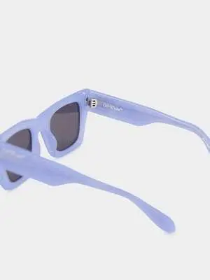 Off-White Davie Rectangular Sunglasses - Blue