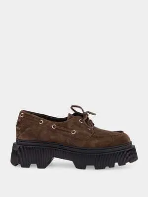 Santoni Lace Flats For Women