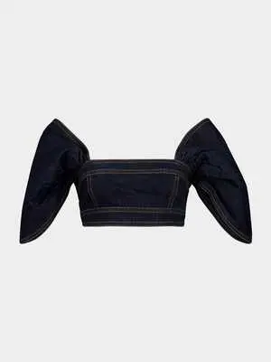Zimmermann Rebellion Denim Bodice - Blue