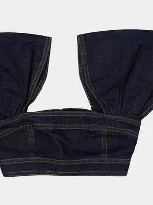 Zimmermann Rebellion Denim Bodice - Blue