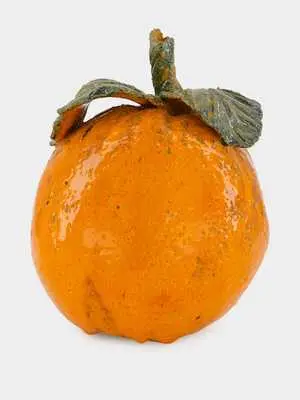 Studio Bongard Medium Large Ceramic Sculpture - Orange