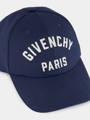 Givenchy Cotton Cap With Embroidered Logo