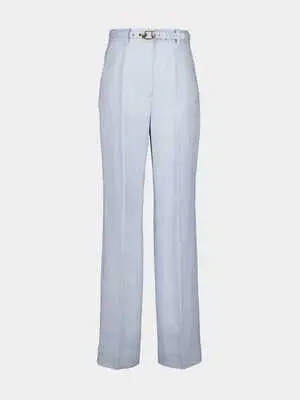 Zimmermann Pinstripe Linen Trousers