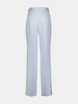 Zimmermann Pinstripe Linen Trousers