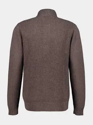 Frescobol Carioca Cedra Grey Romano Cotton-cashmere Polo