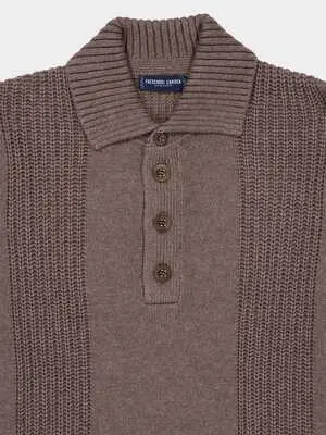 Frescobol Carioca Cedra Grey Romano Cotton-cashmere Polo