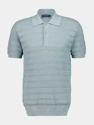 Frescobol Carioca Coastal Vidal Cotton Jacquard Polo