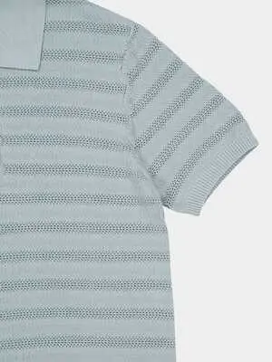 Frescobol Carioca Coastal Vidal Cotton Jacquard Polo