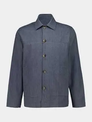 Frescobol Carioca Belford Cotton-cashmere Jacket - Blue