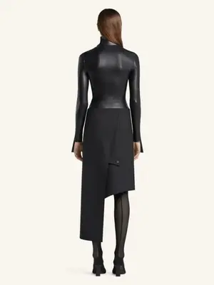 COURREGES Oblique Polywool Skirt