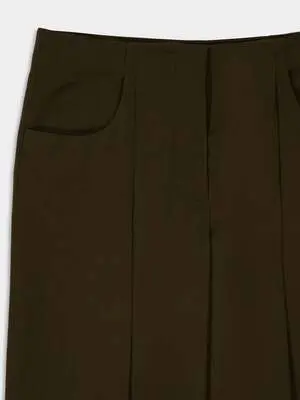Fendi Wool And Mohair Wide-leg Trousers