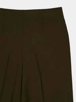 Fendi Wool And Mohair Wide-leg Trousers