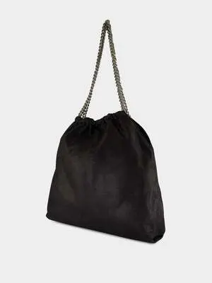 Stella McCartney Falabella Medium Drawstring Bag - Black