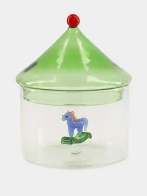 ICHENDORF MILANO Rocking Horse Glass Box
