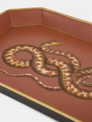 LES-OTTOMANS Hand-painted Snake Tray