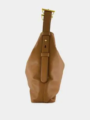 Gucci Leather Large Tote Bag - Brown