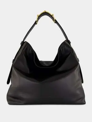 Gucci Leather Beatrix Large Tote Bag - Black
