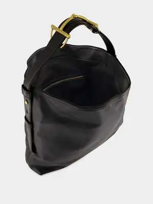 Gucci Leather Beatrix Large Tote Bag - Black