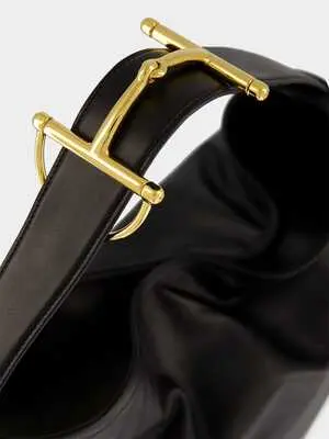 Gucci Leather Beatrix Large Tote Bag - Black