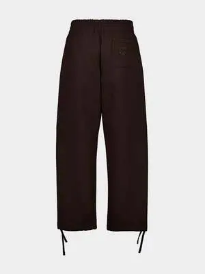 Gucci Dark Cotton Jersey Joggers