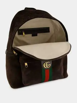 Gucci Ophidia Suede Backpack