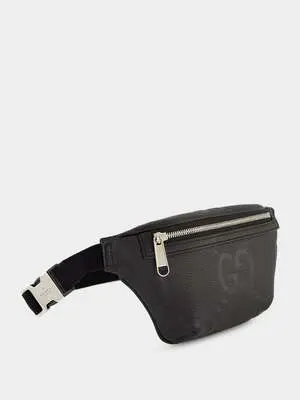 Gucci Leather Gg Jumbo Belt Bag