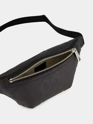 Gucci Leather Gg Jumbo Belt Bag