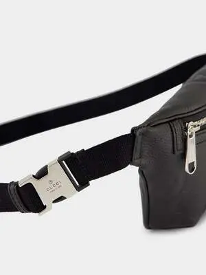 Gucci Leather Gg Jumbo Belt Bag