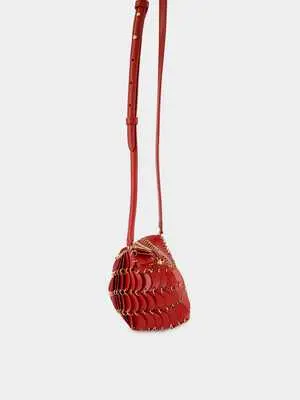 Rabanne Paco Crossbody Leather Bag