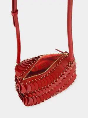 Rabanne Paco Crossbody Leather Bag