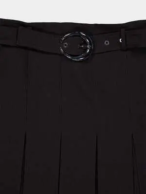 Rabanne Pleated Mini Skirt With Belt