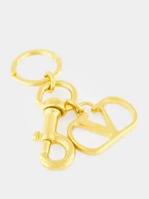 Valentino Garavani Vlogo Metal Keyring