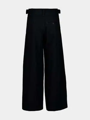 LEMAIRE Maxi Utility Wool Twill Pants