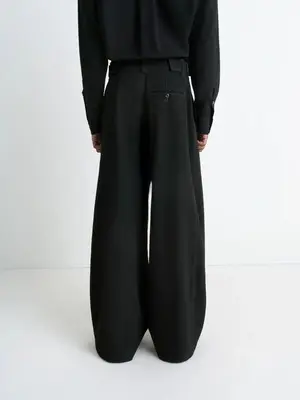 LEMAIRE Maxi Utility Wool Twill Pants