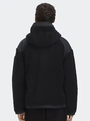 Canada Goose Reversible Alberni Fleece Bomber Jacket - Black