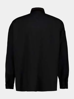Marni Wool Shirt With Logo Detail
