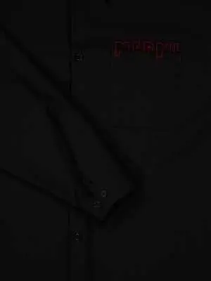 Marni Wool Shirt With Logo Detail