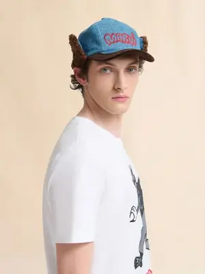 Marni Denim Aviator Baseball Cap