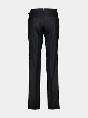 TOM FORD Dark Classic Wool Trousers