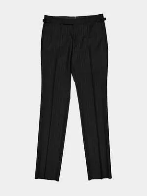 TOM FORD Dark Classic Wool Trousers