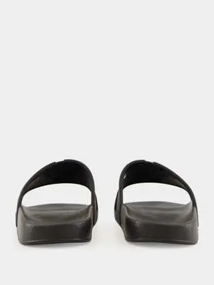 Valentino Garavani Vlogo Poolside Slides - Black